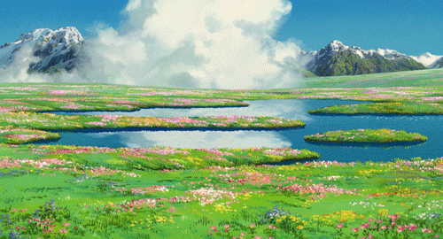 Download Anime Howl's Moving Castle Gif