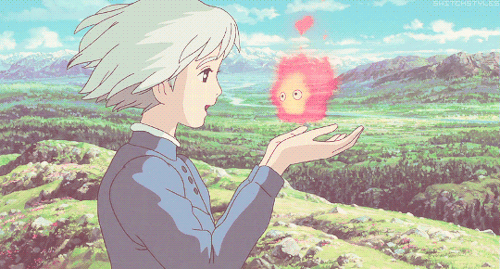 Download Anime Howl's Moving Castle Gif - Gif Abyss