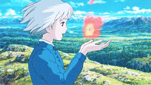 Download Anime Howl's Moving Castle Gif