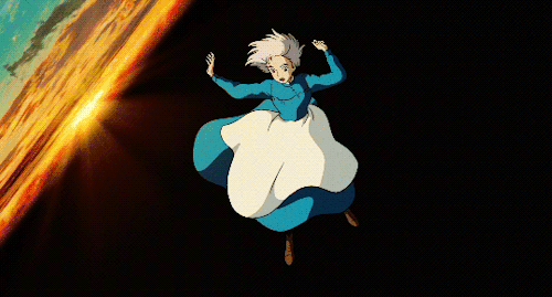 Download Anime Howl's Moving Castle Gif