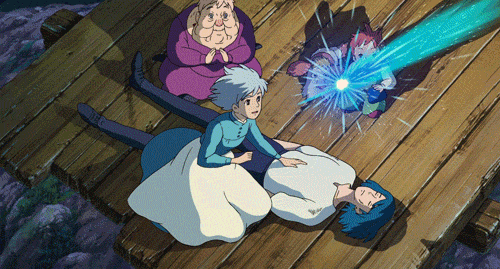 Download Anime Howl's Moving Castle Gif - Gif Abyss
