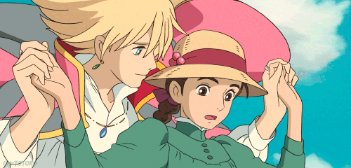 Download Anime Howl's Moving Castle Gif