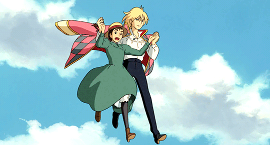 Download Anime Howl's Moving Castle Gif