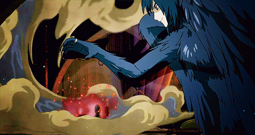 Download Anime Howl's Moving Castle Gif
