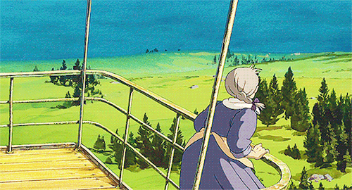 Download Anime Howl's Moving Castle Gif