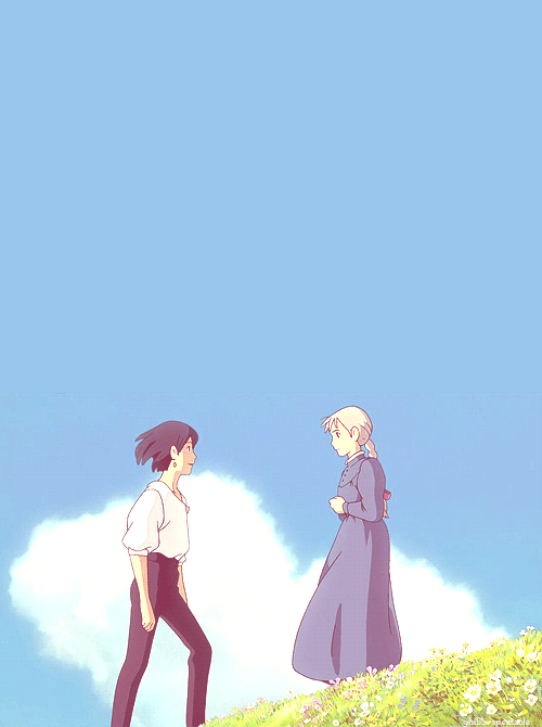Download Anime Howl's Moving Castle Gif