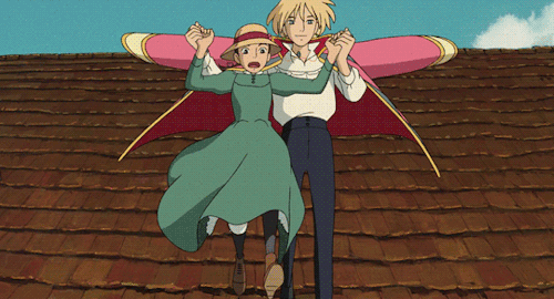 Download Anime Howl's Moving Castle Gif - Gif Abyss