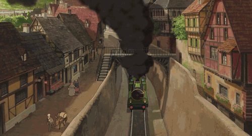 Download Anime Howl's Moving Castle Gif