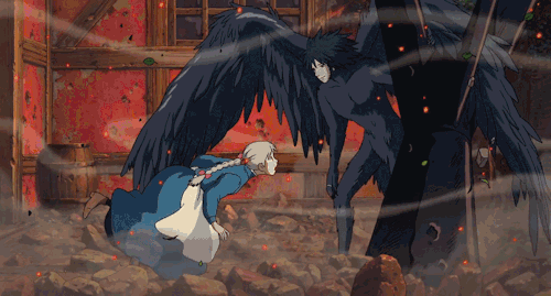 Download Anime Howl's Moving Castle Gif