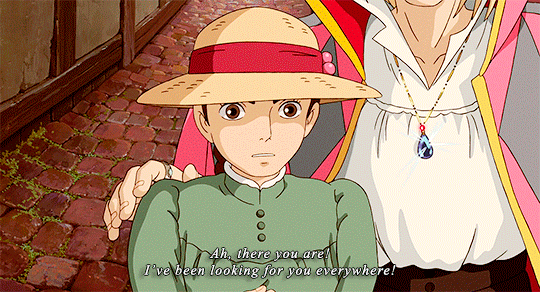 Download Anime Howl's Moving Castle Gif