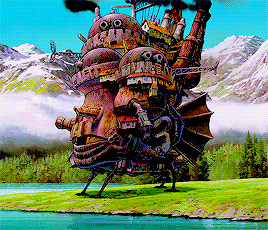 Download Anime Howl's Moving Castle Gif