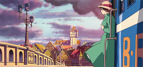 Download Anime Howl's Moving Castle Gif