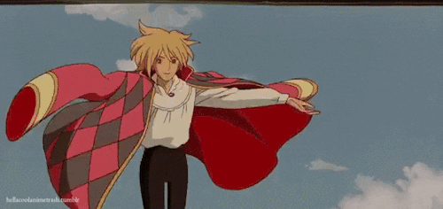 Download Anime Howl's Moving Castle Gif