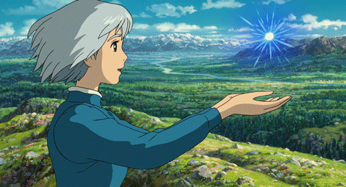 Download Anime Howl's Moving Castle Gif