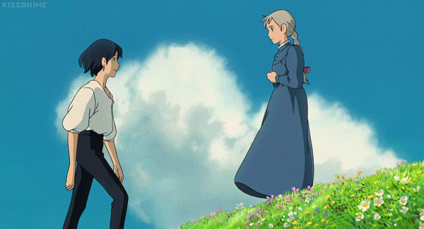 Download Anime Howl's Moving Castle Gif