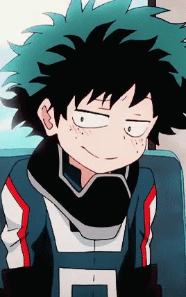 Izuku Midoriya’s Confident Smile – My Hero Academia Animated Clip - Gif ...