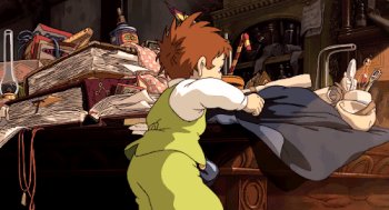 Download Anime Howl's Moving Castle Gif