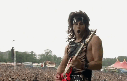 Download Guitar Heavy Metal Glam Metal Music Steel Panther Gif