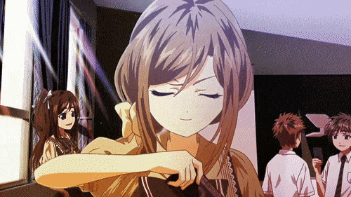 Anime Rir Gif Anzu And Friends Go To The Summer Festival | Romantic