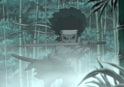 Download Anime Afro Samurai Gif