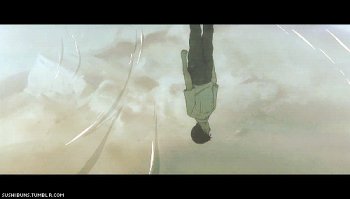 Shinji Ikari — Falling (Neon Genesis Evangelion GIF)