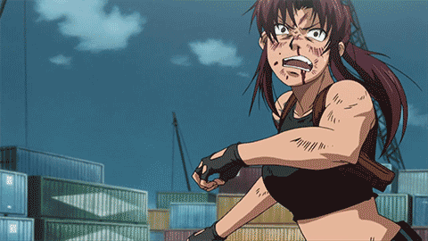 Revy Black Lagoon Gifs Revy GIFs Imgur