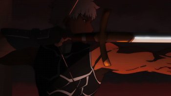 FGO — Nightfall Saber Draw (GIF) - Gif Abyss