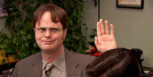 Question Dwight Gif What Is It About Dwight Eating Breakfast That Is