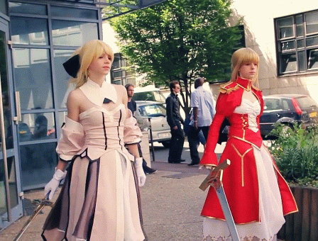 Download Woman Cosplay Gif - Gif Abyss
