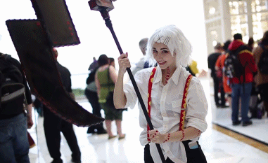 Download Woman Cosplay Gif - Gif Abyss