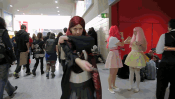Download Woman Cosplay Gif - Gif Abyss
