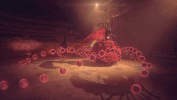 NieR: Automata — Red Machine Bloom (Animated GIF) - Gif Abyss
