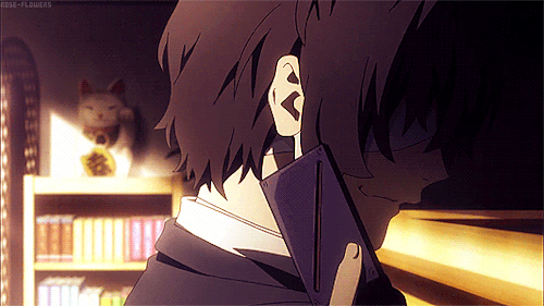 Osamu Dazai in Motion: A Bungou Stray Dogs Anime Moment