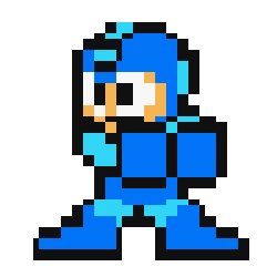Download Video Game Mega Man Pixel Art Retro Games Character Design Gif