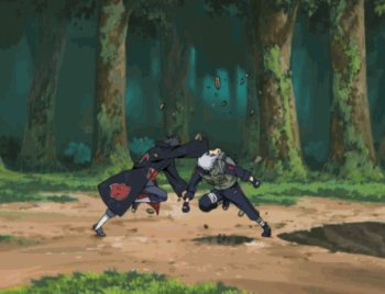 Download Anime Naruto Itachi Uchiha Kakashi Hatake Gif - Gif Abyss