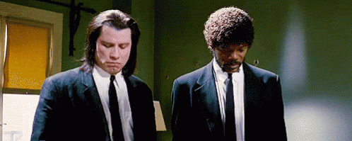 Pulp Fiction, Sag Was Nochmal, Gif Pulp Fiction Say What Again GIF
