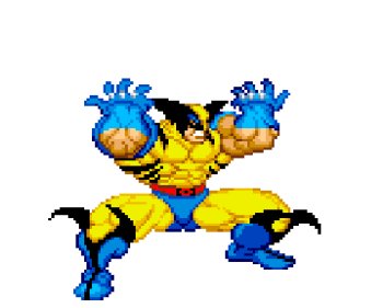 Wolverine: Retro Comic GIF | Pixel-Clawed Wolverine | Animated ...