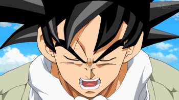 Goku's Super Saiyan Charge | Dragon Ball Super Animation - Gif Abyss