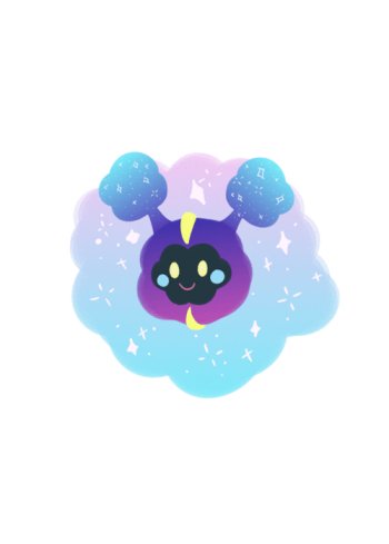 Whimsical Pokémon Vibes: Dancing Cosmic Spirit