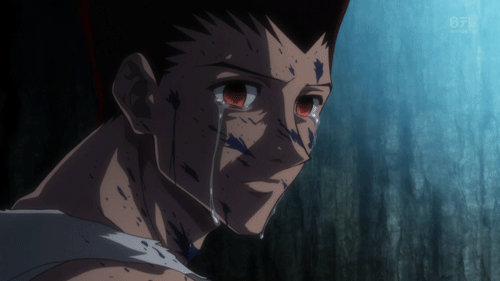Gon Freecss: Battle Wounds and Tears in Hunter x Hunter
