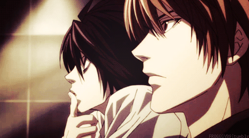 Death Note Showdown: L vs Light in a Suspenseful Anime Duel