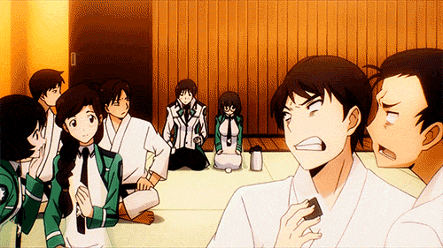 Download Anime The Irregular At Magic High School Gif