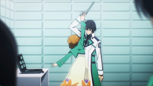 Download Anime The Irregular At Magic High School Gif