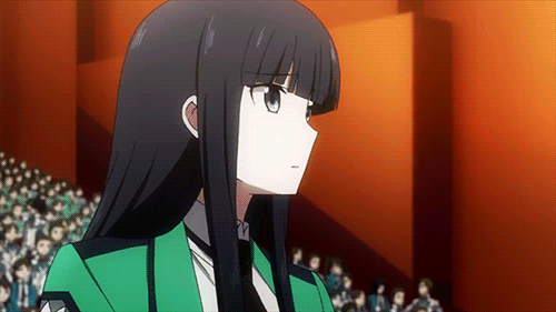 Download Anime The Irregular At Magic High School Gif