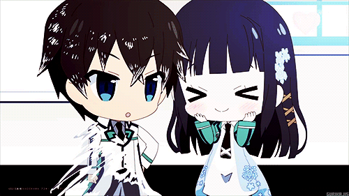 Download Anime The Irregular At Magic High School Gif