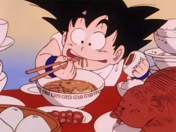 Goku’s Epic Ramen Feast – Dragon Ball Anime Moments - Gif Abyss
