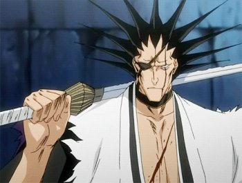 Kenpachi Zaraki: Fearless Samurai Swordfight from Bleach Anime