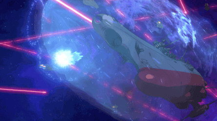 Download Sci Fi Futuristic Anime Space Battleship Yamato Sci Fi Anime Gif