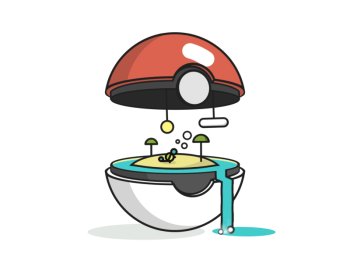 Cute Pokémon Pokéball World Animation