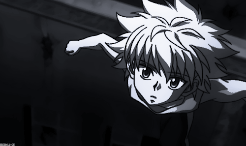 Killua Zoldyck — Lightning Leap (Hunter x Hunter GIF)